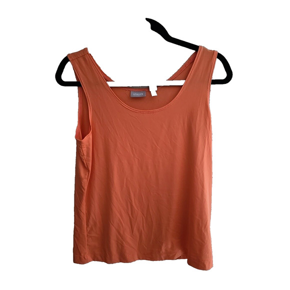 Chico's | Tops | Chicos Orange Microfeel Timeless Sleeveless Casual Tank Top Womans Size Md ...